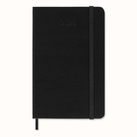 Classic Planner 2025 Pocket Daily, hard cover, 12 months Black | Moleskine