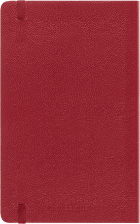 Classic Notebook Leather Bordeaux Red | Moleskine
