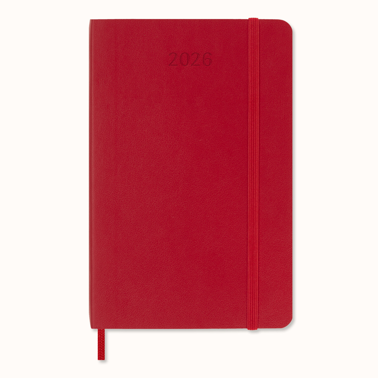 Classic Diary 2026 Pocket Daily, soft cover, 12 months Scarlet Red ...