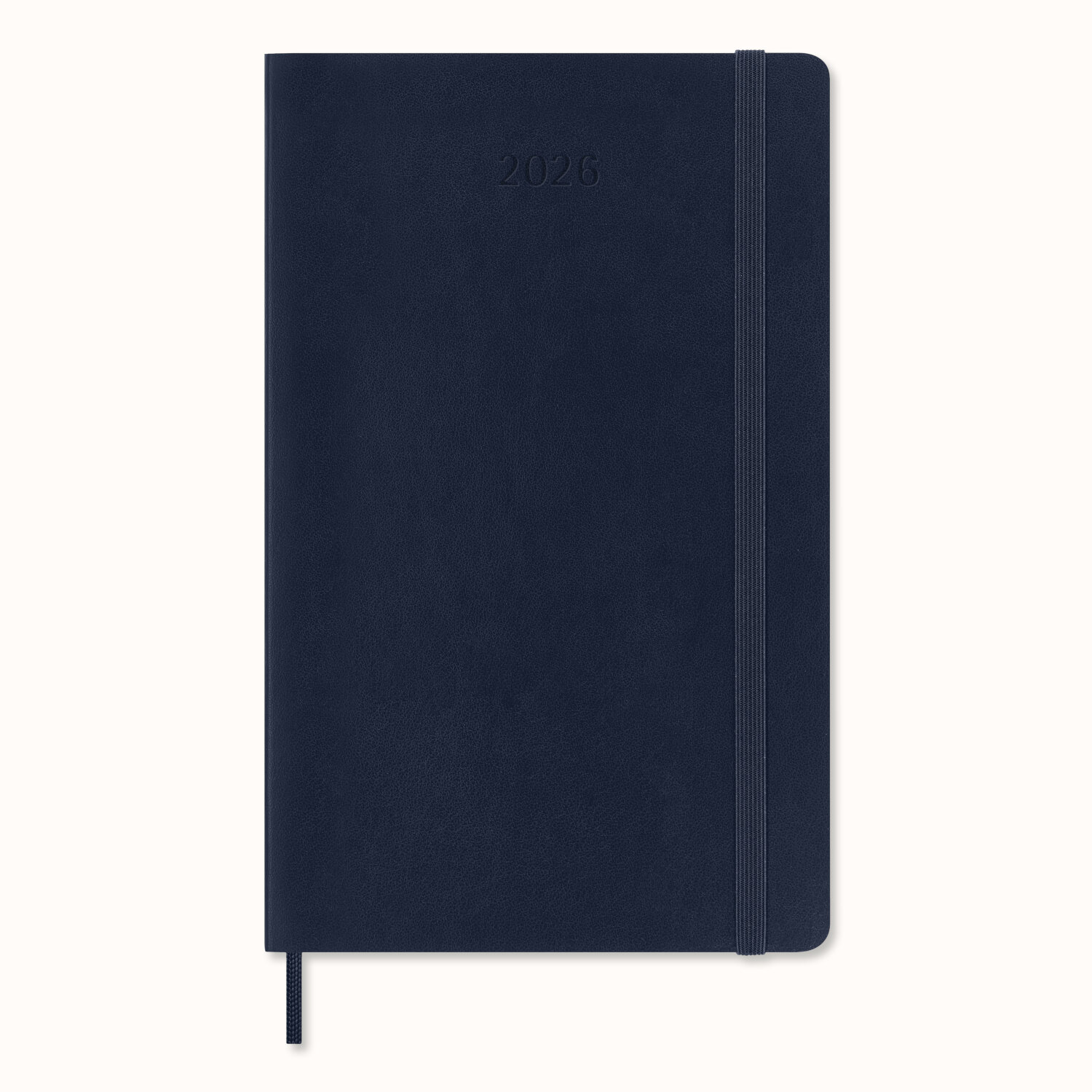 Agenda Classic 2026 Large Journalier, couverture souple, 12 mois Bleu ...