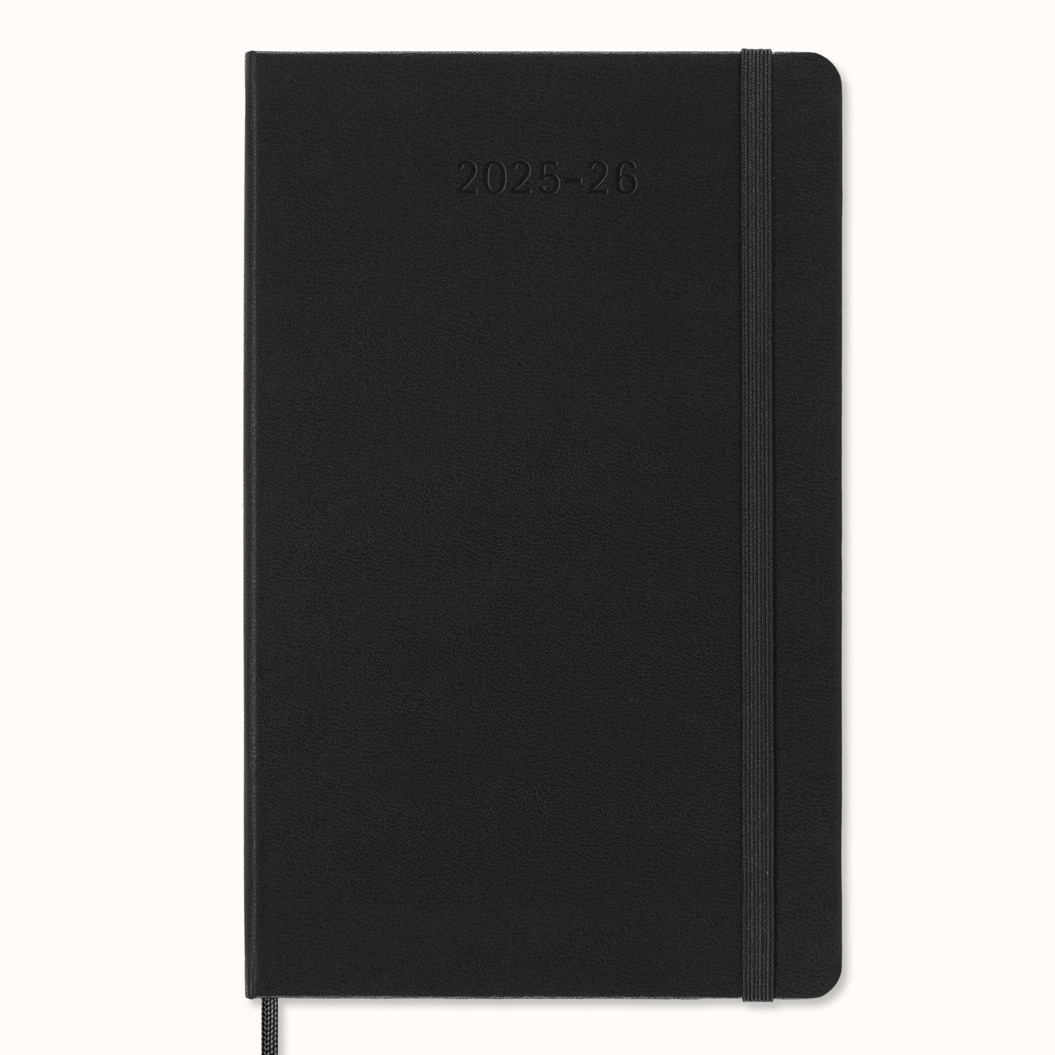 Classic Diary/Planner 2025/2026, Large 18-Month, Daily, Hard Cover ...