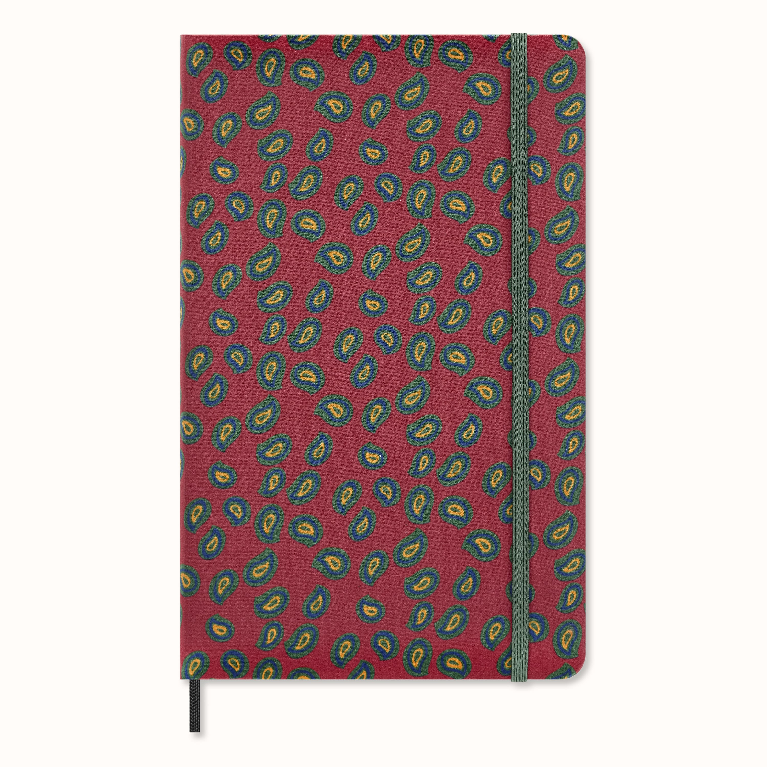 Silk Notebook Large, ruled, hard cover, with gift box Bordeaux | Moleskine