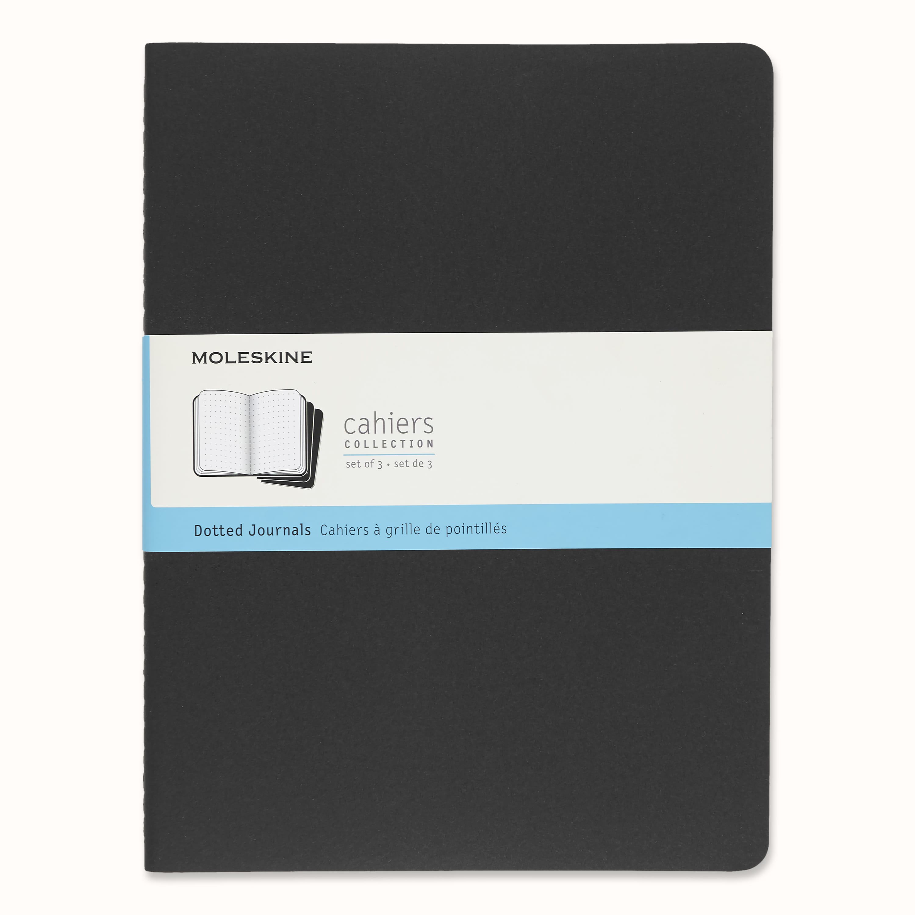Cahier Journals Set of 3 Black | Moleskine