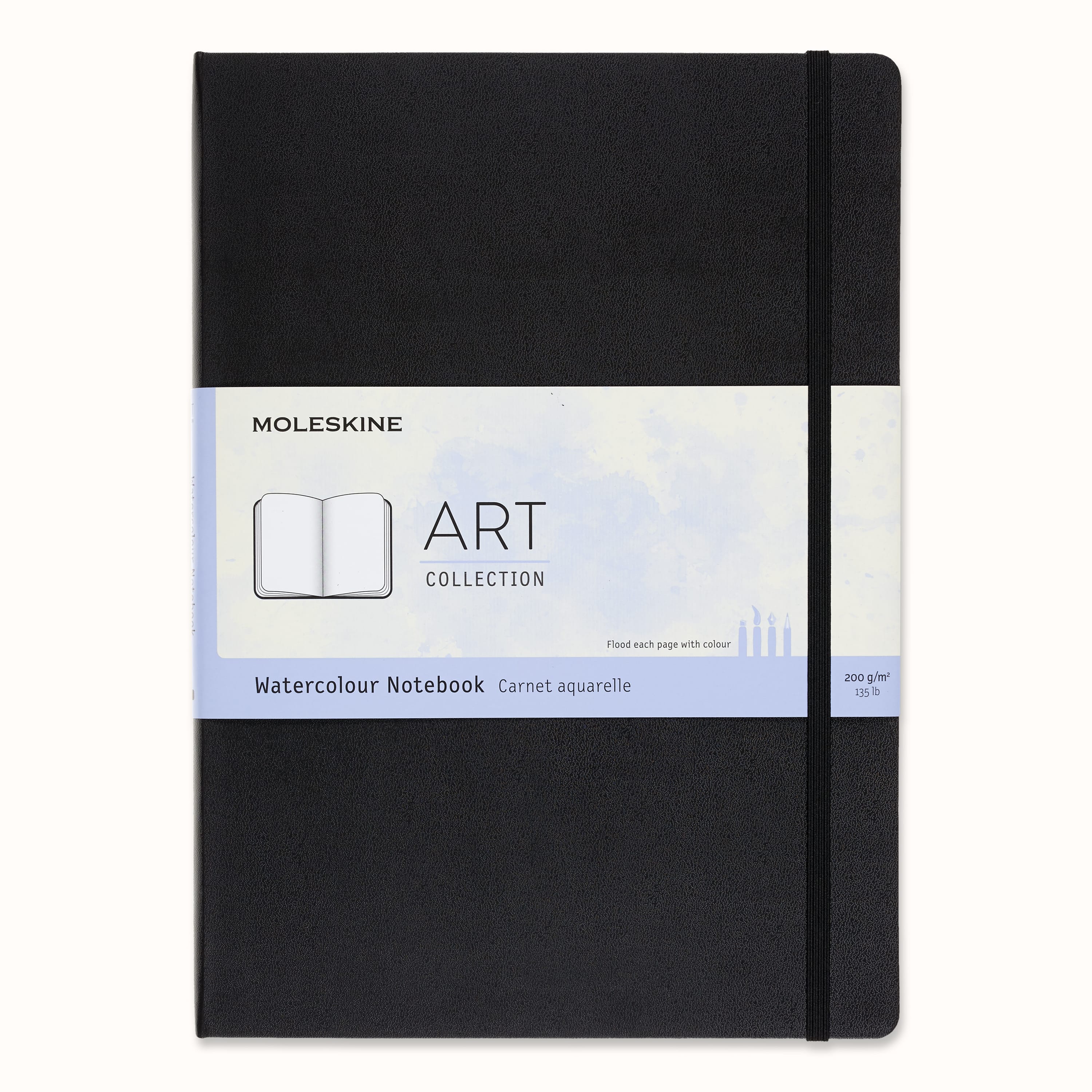 Watercolour Notebook Art Collection Black | Moleskine